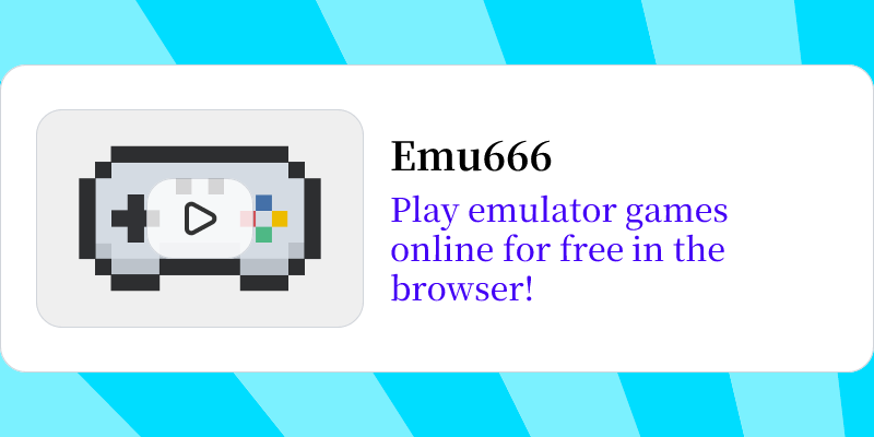 Play Emulator Games Online | Emu666